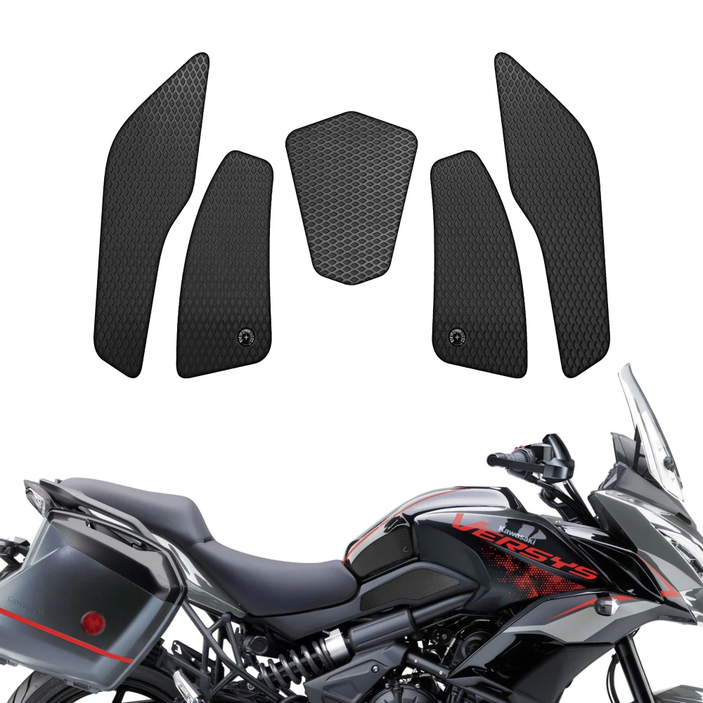 Motorcycle Tank Traction Pad Anti Slip Sticker Gas Knee Grip Protector ...