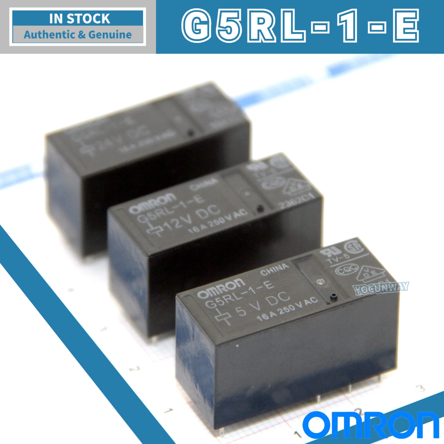 New-Authentic-Original-Japan-OMRON-PCB-Power-Relay-G5RL-1-1A-HR-1-E ...