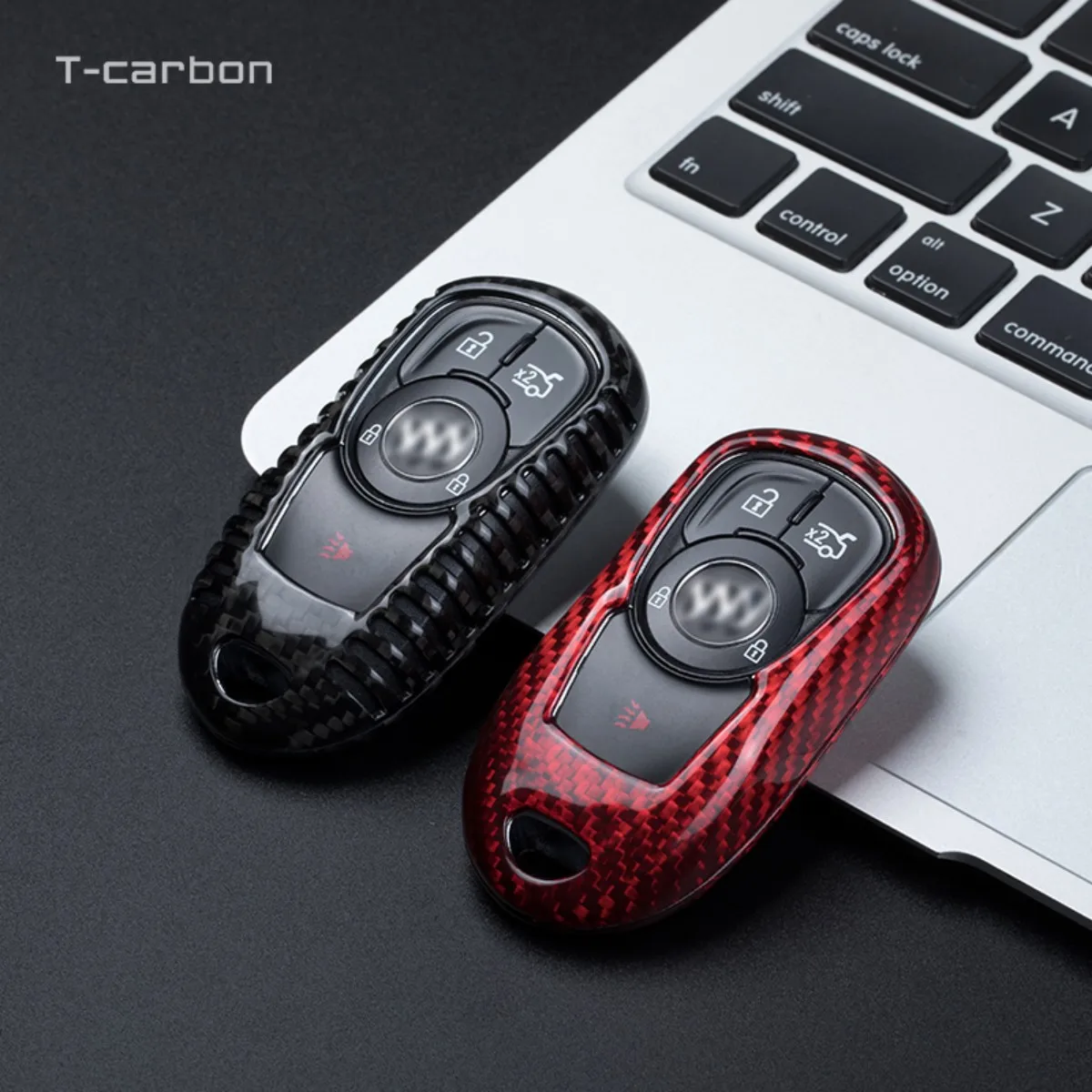 T-carbon-Carbon-Fiber-Car-Key-Cover-Case-Shell-For-Buick-Encore ...