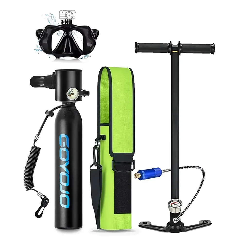 With Pump Lung Tank SMACO Two Oxygen Cylinder Sets Mini Scuba Diving ...