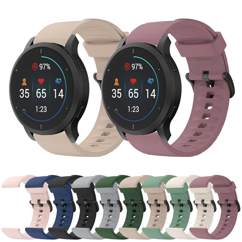 22mm Silicone Band for Xiaomi Mi Watch Color 2 Sport Strap Watchband ...