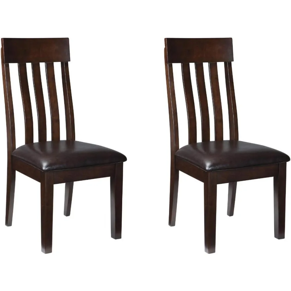 Haddigan-Faux-Leather-Cushioned-Rake-Back-Dining-Chair-2-Count-Dark ...