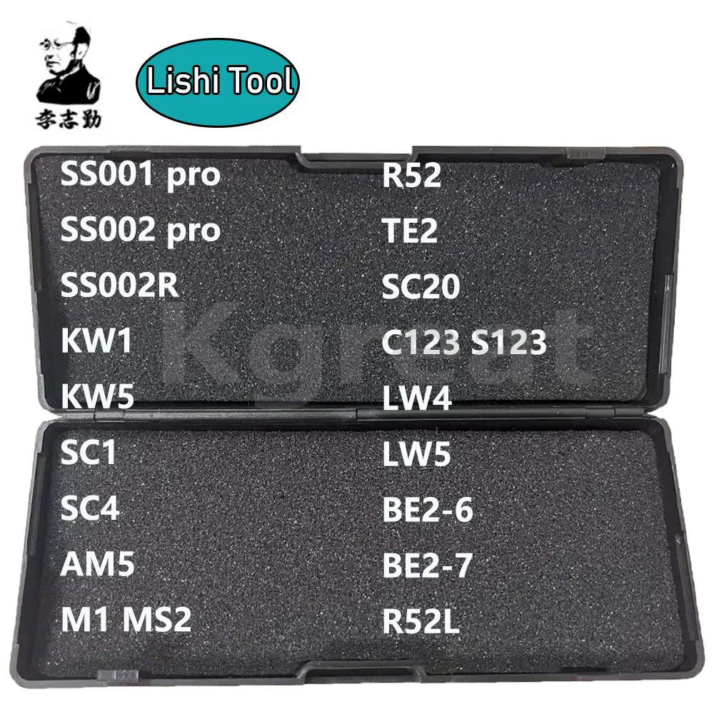 Hot Lishi 2 in 1 Locksmith Tool SS001 SS002 SS002R SC1 SC4 KW1 KW5 R52 ...