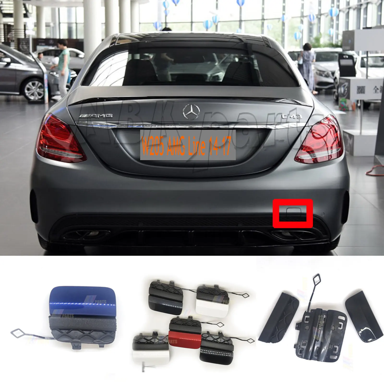 3in1-Fit-15-18-Mercedes-AMG-C-W205-Sedan-Wagon-C43-C63-S-C450-C200 ...