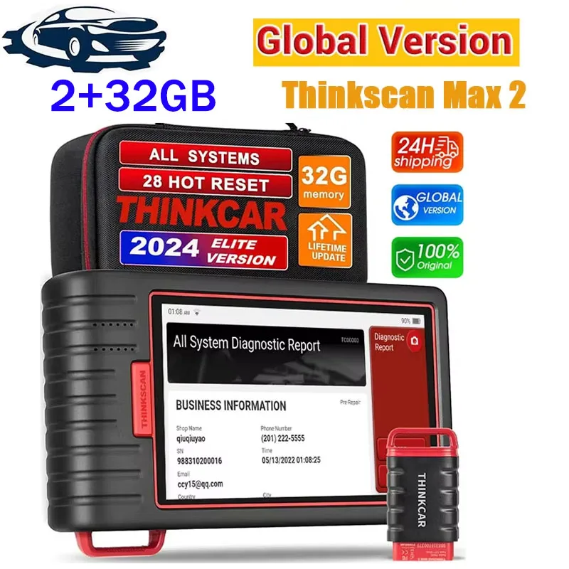 100-Orginal-ThinkCar-THINKSCAN-Thinktool-Max-Max-2-OBD2-Scanner-Full ...