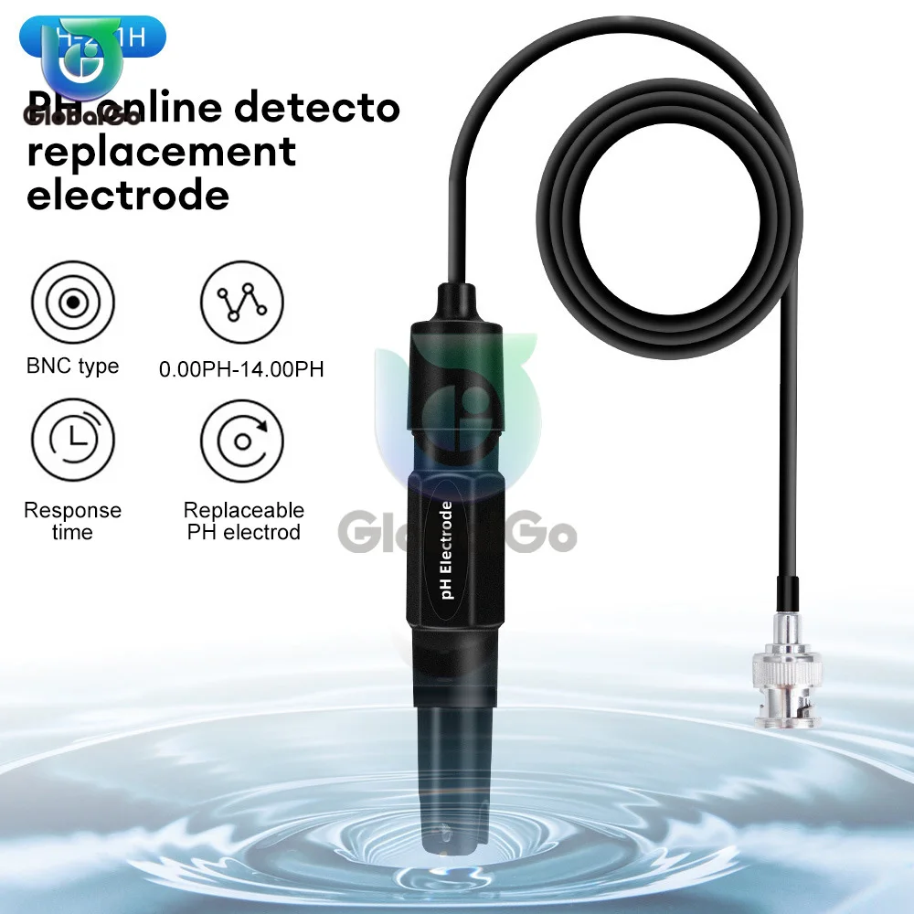 0-14-Ph-Replacement-Probe-PH-Electrode-Probe-BNC-Connector-Electrode ...