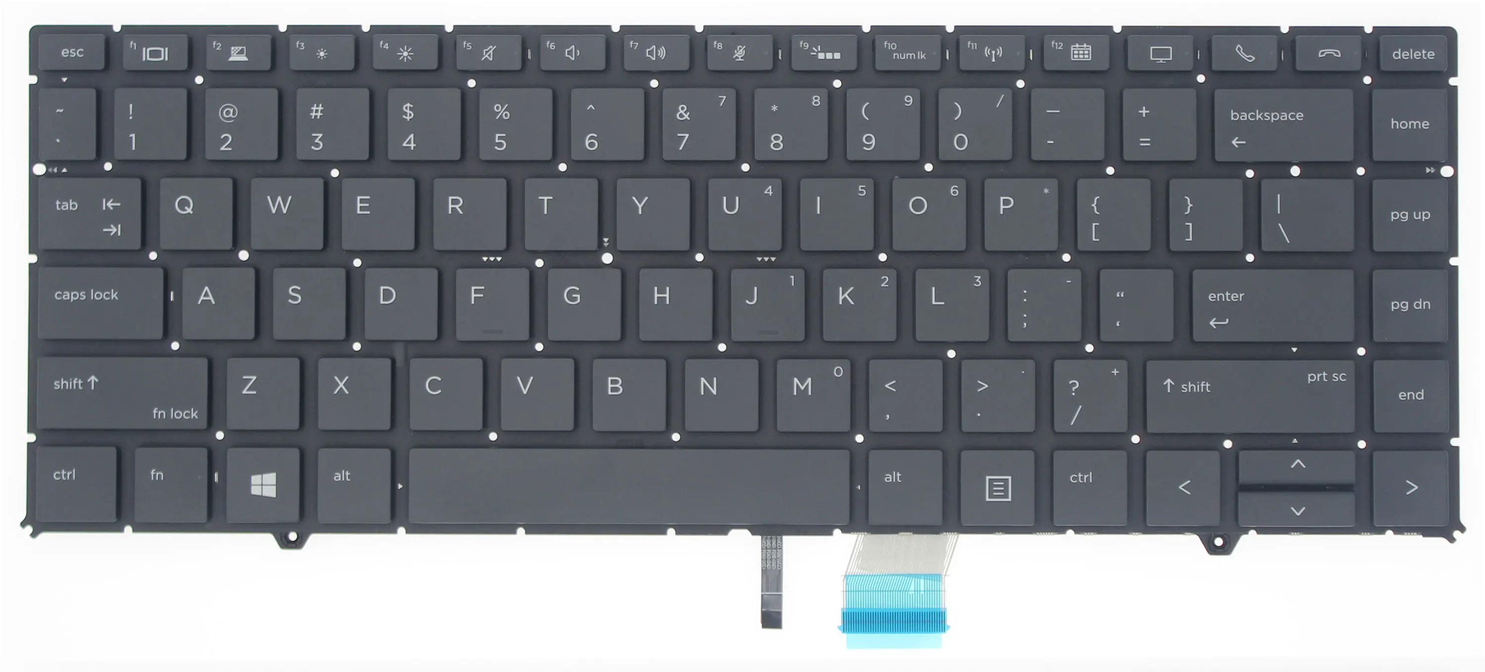 LARHON New Black US English Backlit Keyboard For HP ZBook Studio G5 ...