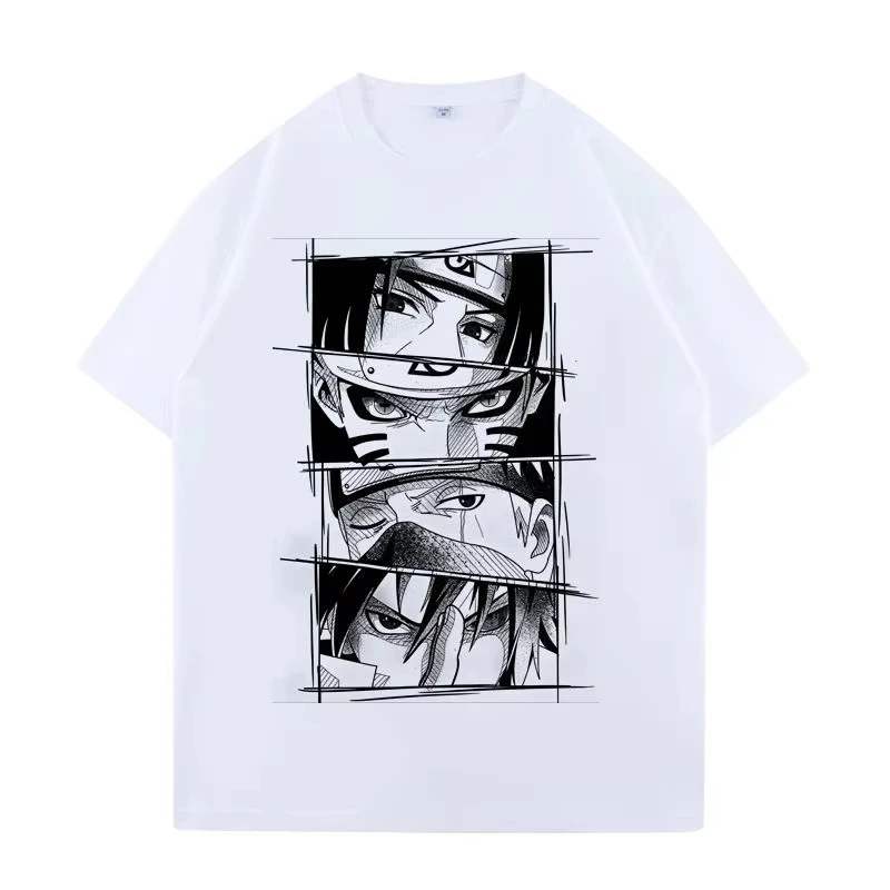 MINISO Naruto Joint T-shirt Anime Akatsu Organization Ferret Sasuke ...