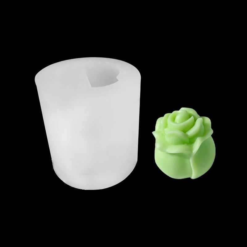 Aromatherapy-candle-rose-silicone-mold-diffuser-gypsum-dripping-epoxy ...