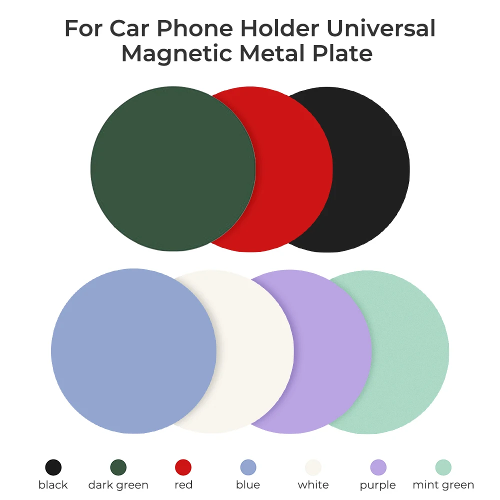 Round-Metal-Sheet-Plate-Disk-Sticker-for-Magnetic-Car-Phone-Holder ...