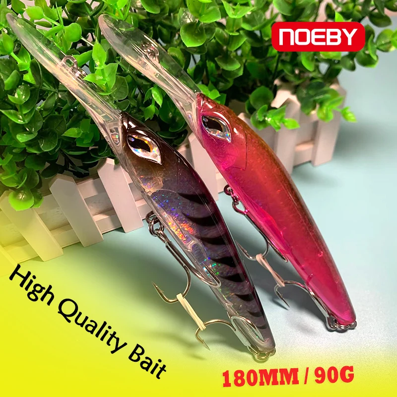 Noeby-Big-Game-Wobbler-Trolling-Minnow-Fishing-Lure180mm-90g-Artificial-Hard-Bait-Saltwater-Bait ...