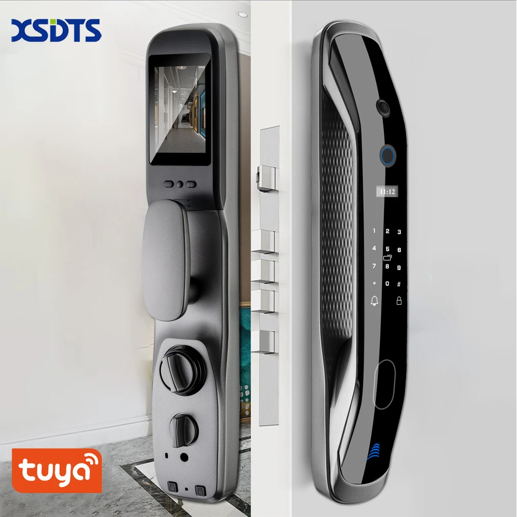 New Biometric Fingerprint Lock Security Smart Door Lock Password ...