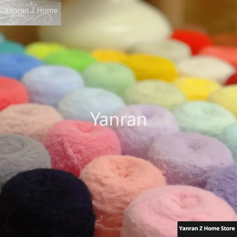 New-Product-Roll-Wool-Crochet-Yarn-Double-Strand-50g-Wool-Felt-Thread ...
