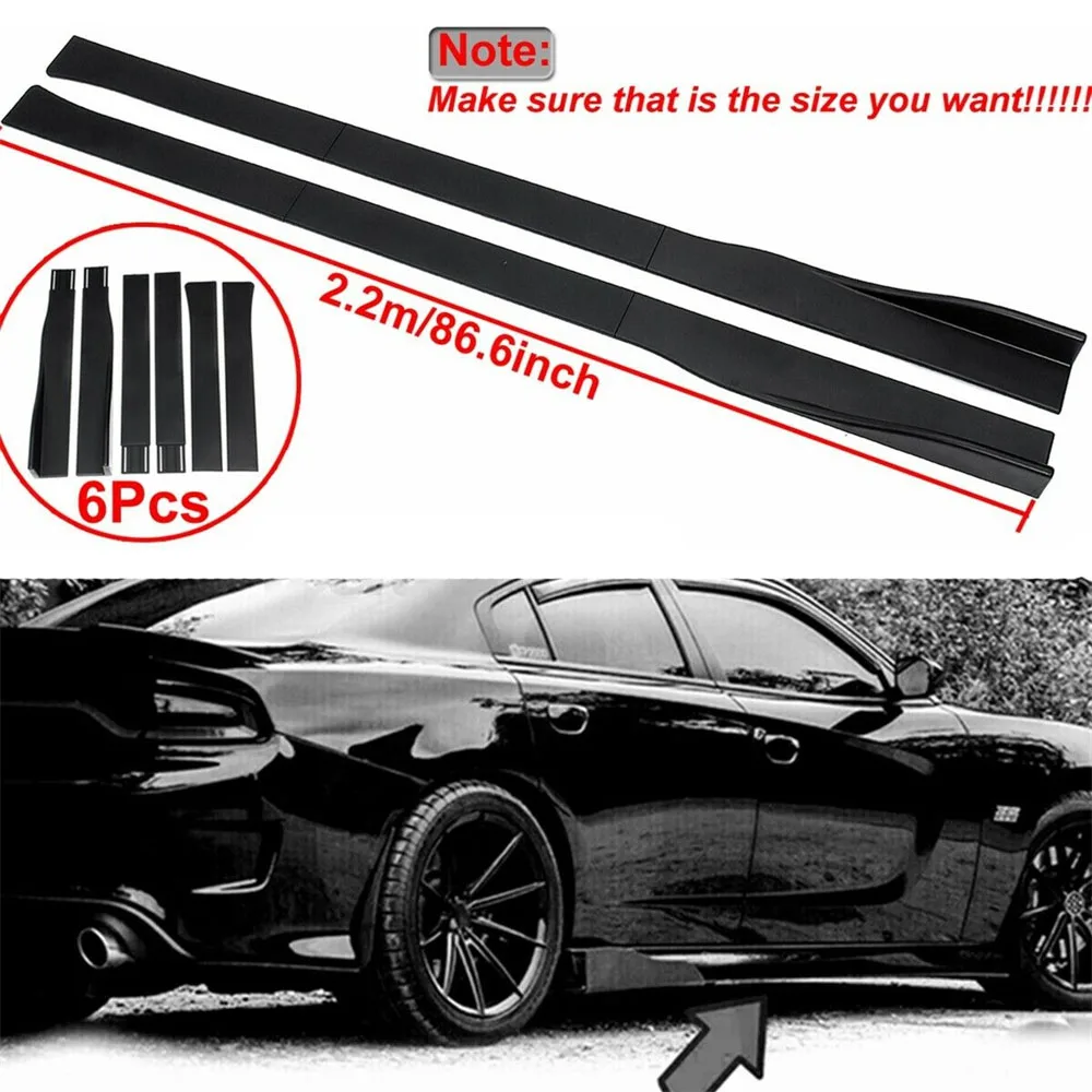 For Dodge Charger RT SRT SXT Rocker Panel Lip Side Skirts Extensions ...