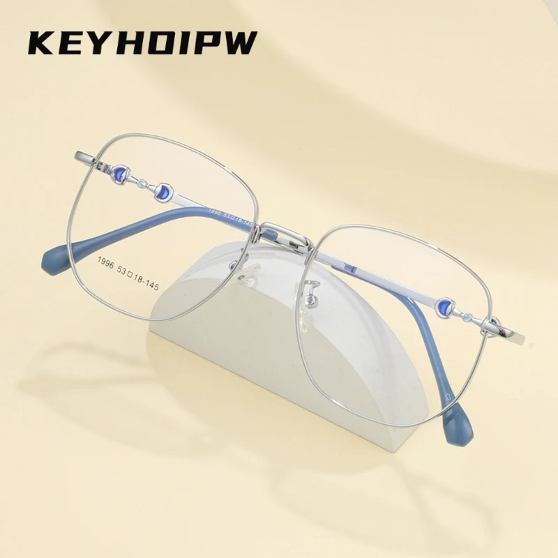 KEYHOIRW-Alloy-Square-Glasses-Men-Prescription-Myopia-Frames-For-Women ...