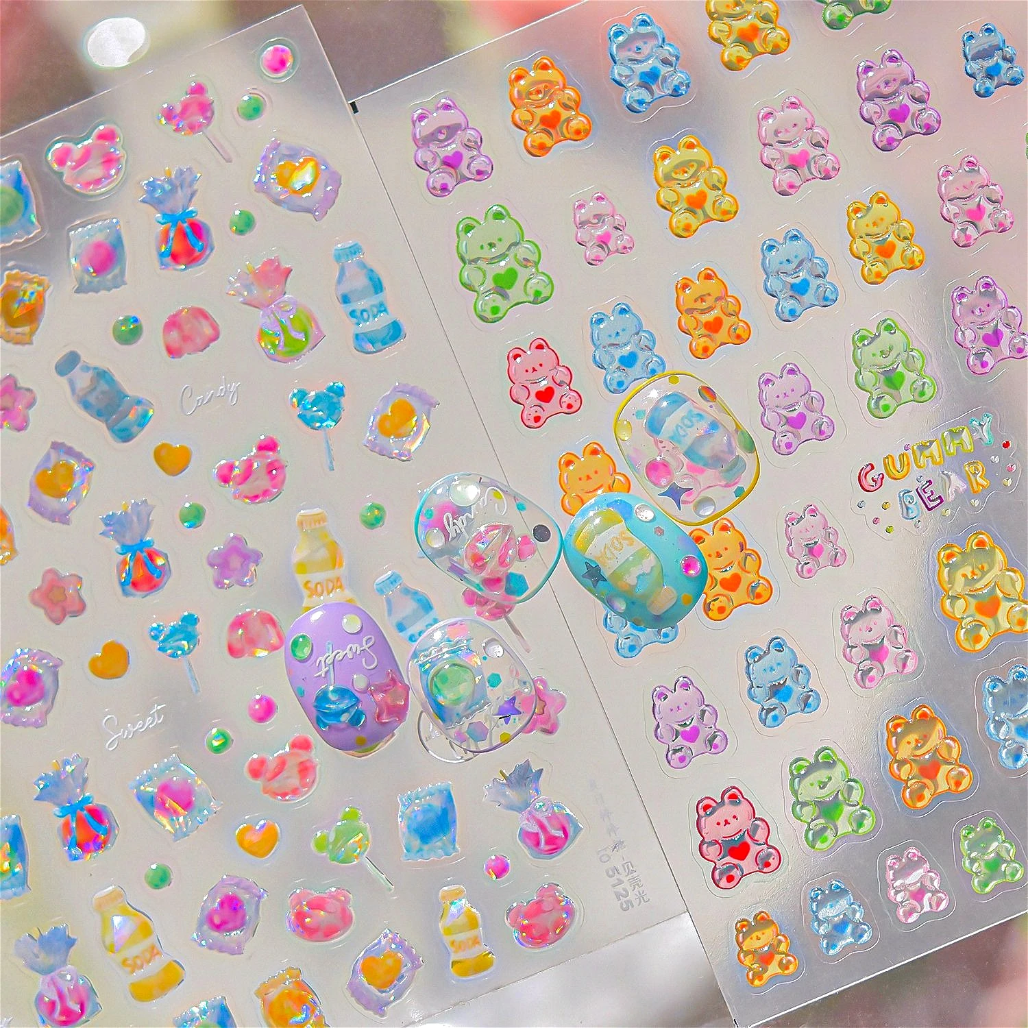 Discover the Charm of Bonbon Foot Stickers: A Guide to Cute Nail Art ...