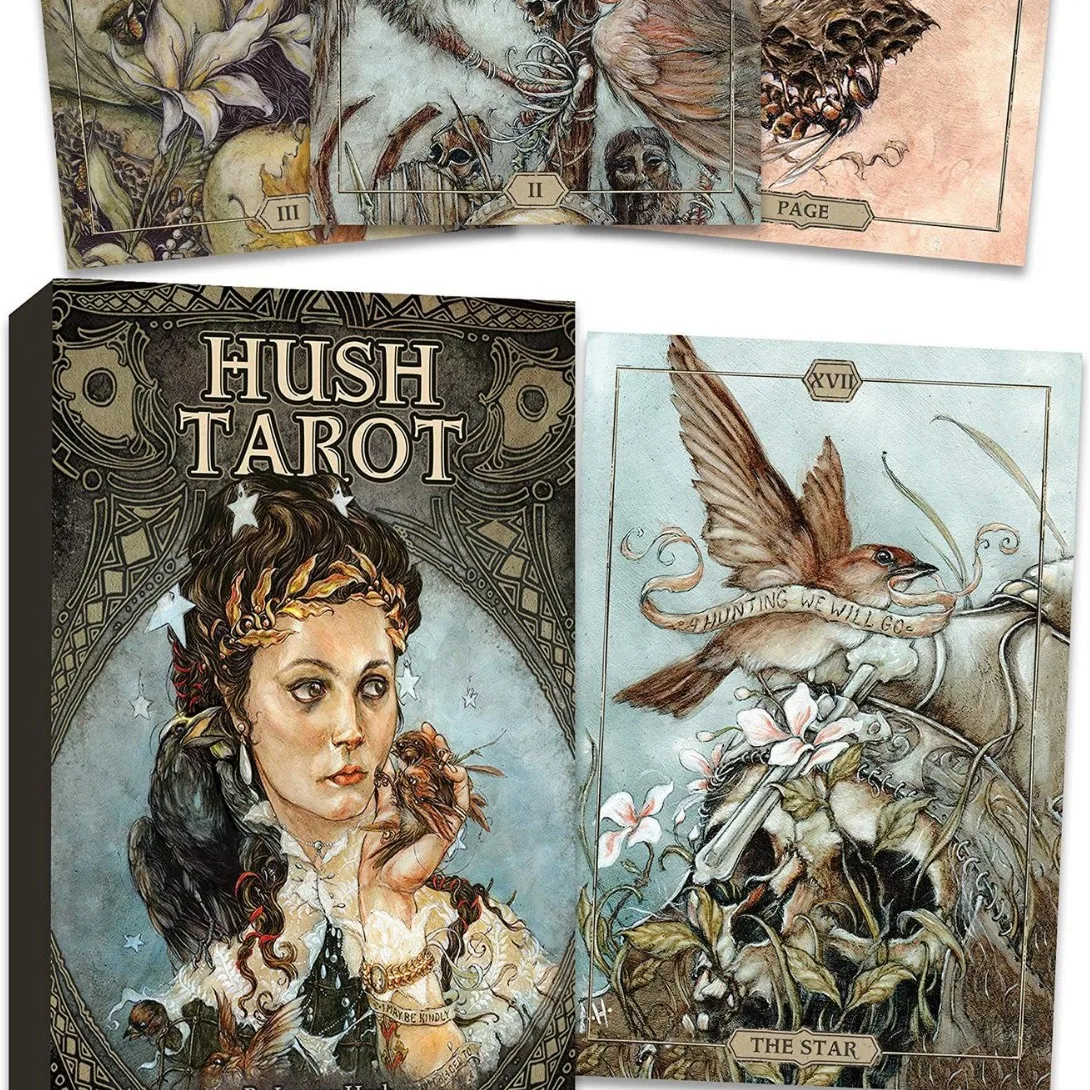 Hush-Tarot-Cards-A-78-Deck-Oracle-English-Visions-Divination-Edition ...