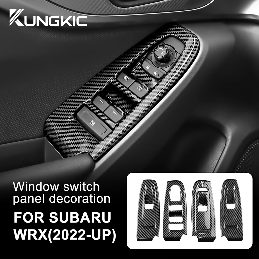 ABS-Carbon-Fiber-Style-For-Subaru-WRX-2022-2023-2024-Door-Armrest ...