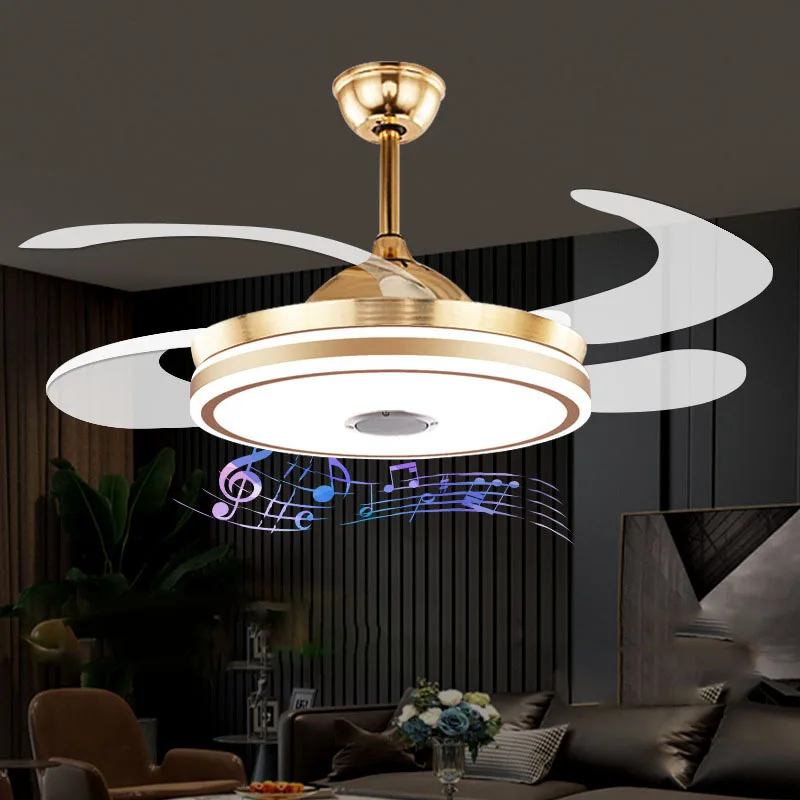LED-invisible-ceiling-fan-light-frequency-conversion-Fan-lamp-with ...