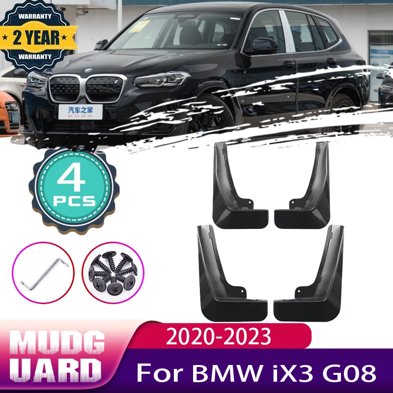 Car-Baking-Paint-Mudguards-for-BMW-iX3-G08-2020-2021-2022-2023-Mud ...
