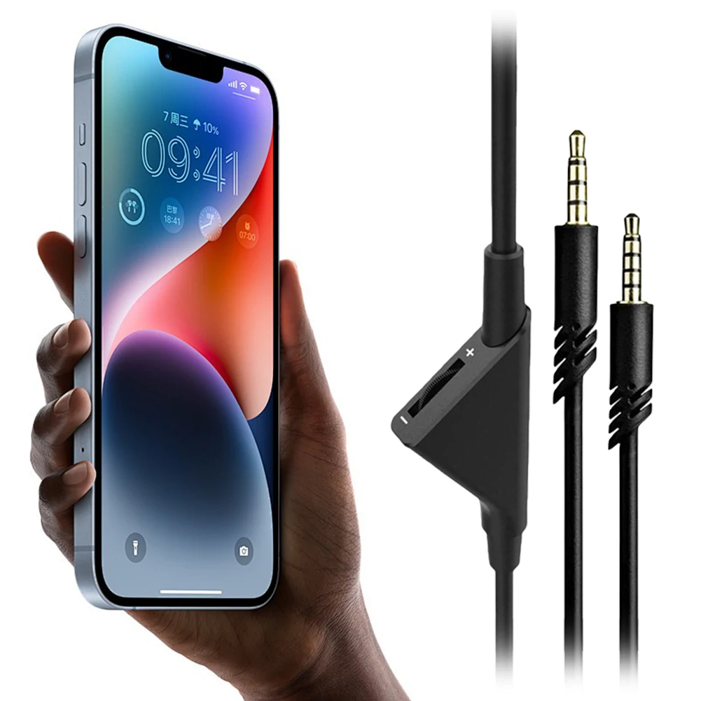 2-0M-6-5-Feet-Replacement-Cable-Cord-with-3-5mm-Jack-Headset-Cord-Lead ...