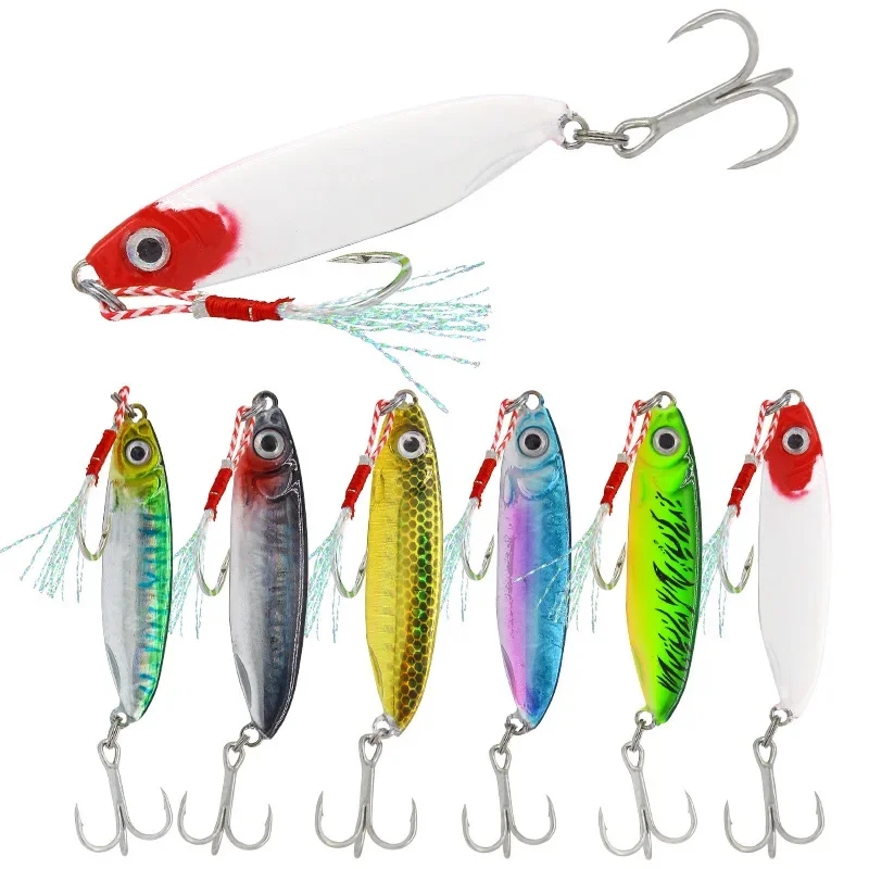 Ultra-Long-Range-Throw-Lure-Three-Times-BBlood-Groove-Hook-Lron-Plate ...