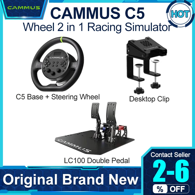 CAMMUS-C5-Direct-Drive-Docking-Station-Game-Steering-Wheel-2-in-1 ...