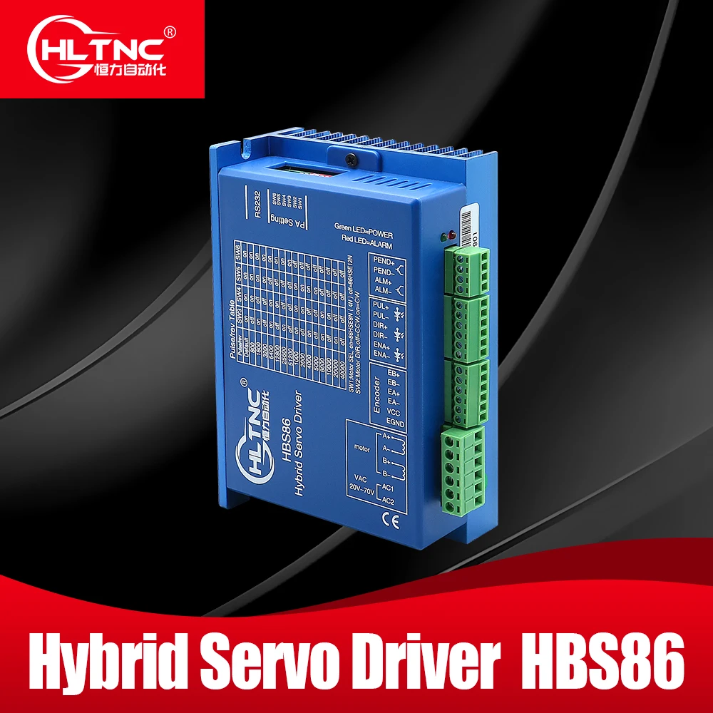 HBS86-Stepper-Motor-Drive-0-200khz-AC20-80V-or-DC-30-110V-Encoder-1000 ...