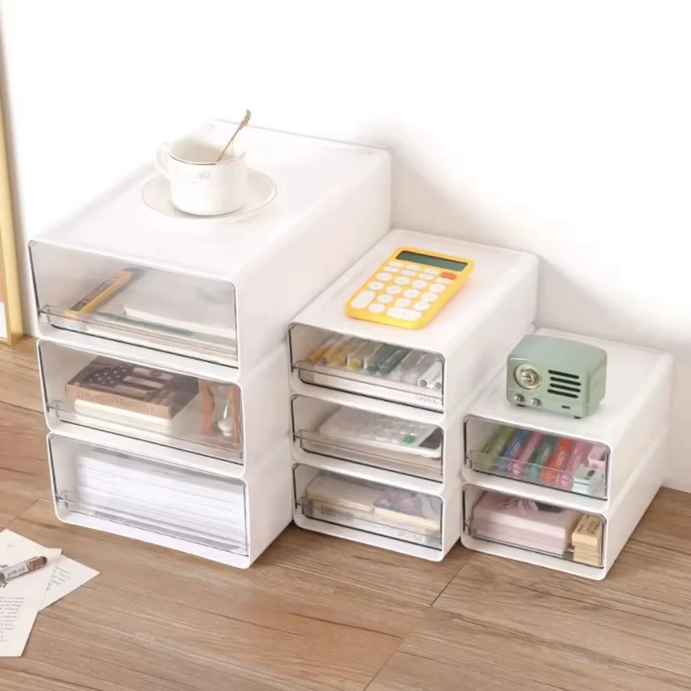 Desktop-Storage-Boxs-Transparent-Office-Document-Sundries-Holder ...