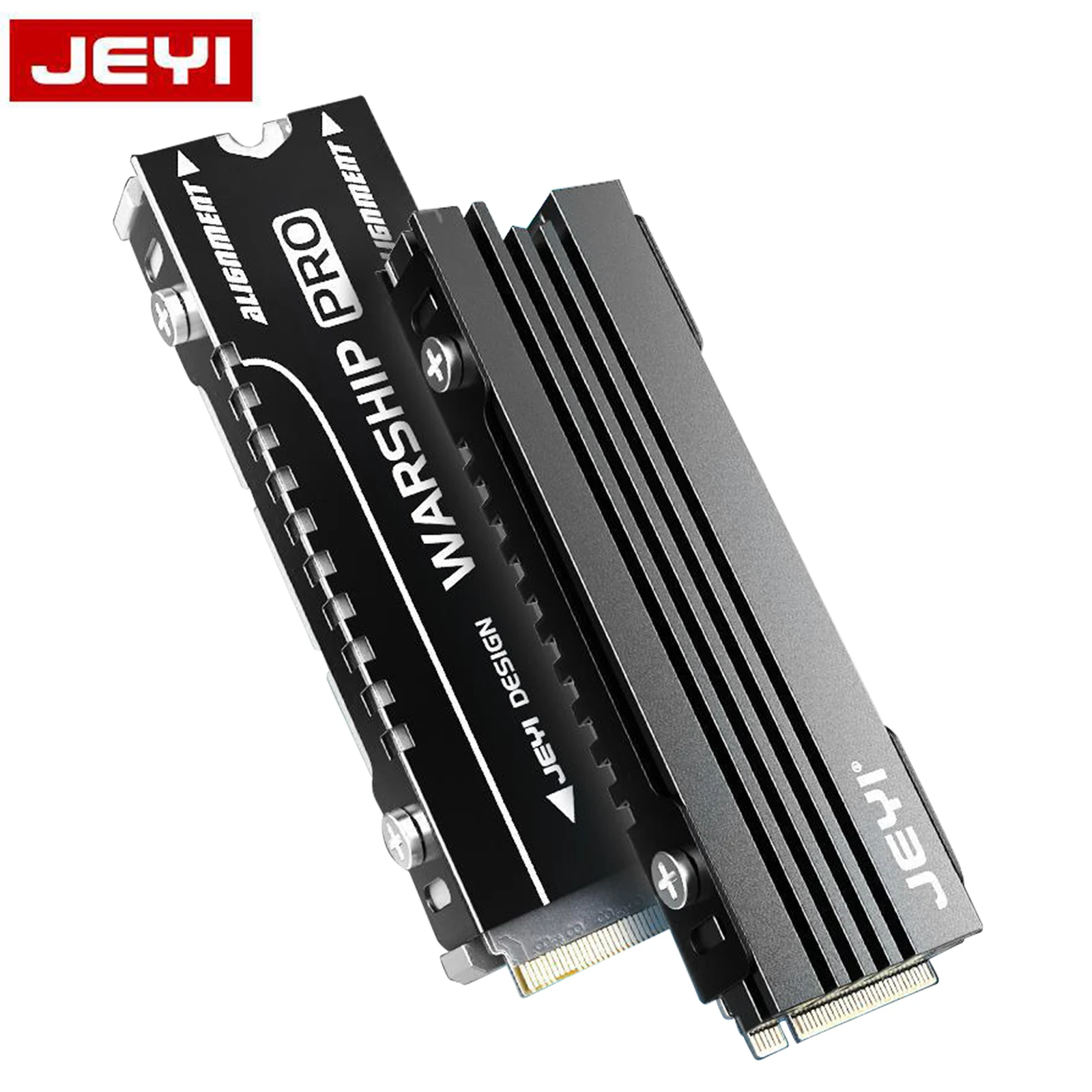 JEYI SSD 쿨러 M.2 NVME 방열판, 알루미늄 합금 PC 효율적인 라디에이터, 열 실리콘 패드 포함, PS5 용 ITX ...