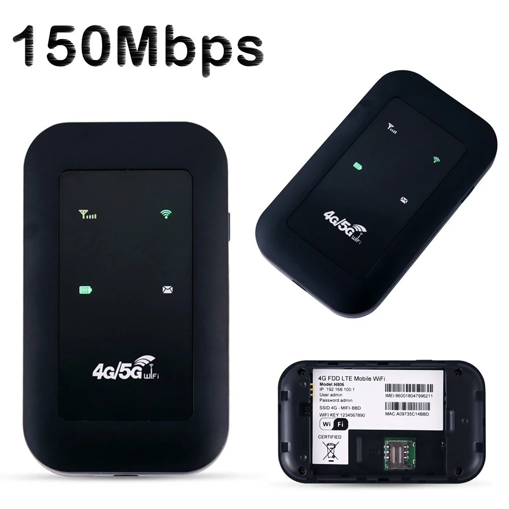 Pocket 4G LTE Router WiFi Repeater Signal Amplifier Network Expander ...