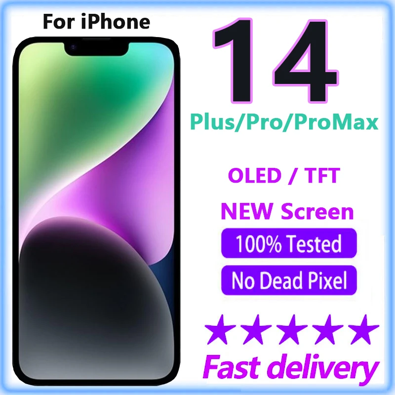 New-Display-Incell-For-iPhone-14-Pro-Max-14-Plus-LCD-With-3D-Touch ...