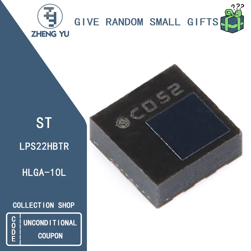 LPS22HBTR-HLGA-10L-LPS22HB-MEMS-NANO-PRESSURE-SENSOR-DIGITAL-OUTPUT ...