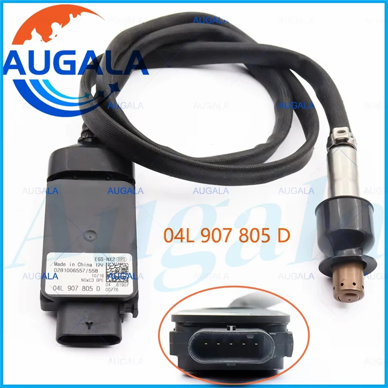 AUGALA Nitrogen Oxide NOx Sensor 04L907805D For VW Tiguan Touran 5T1 ...