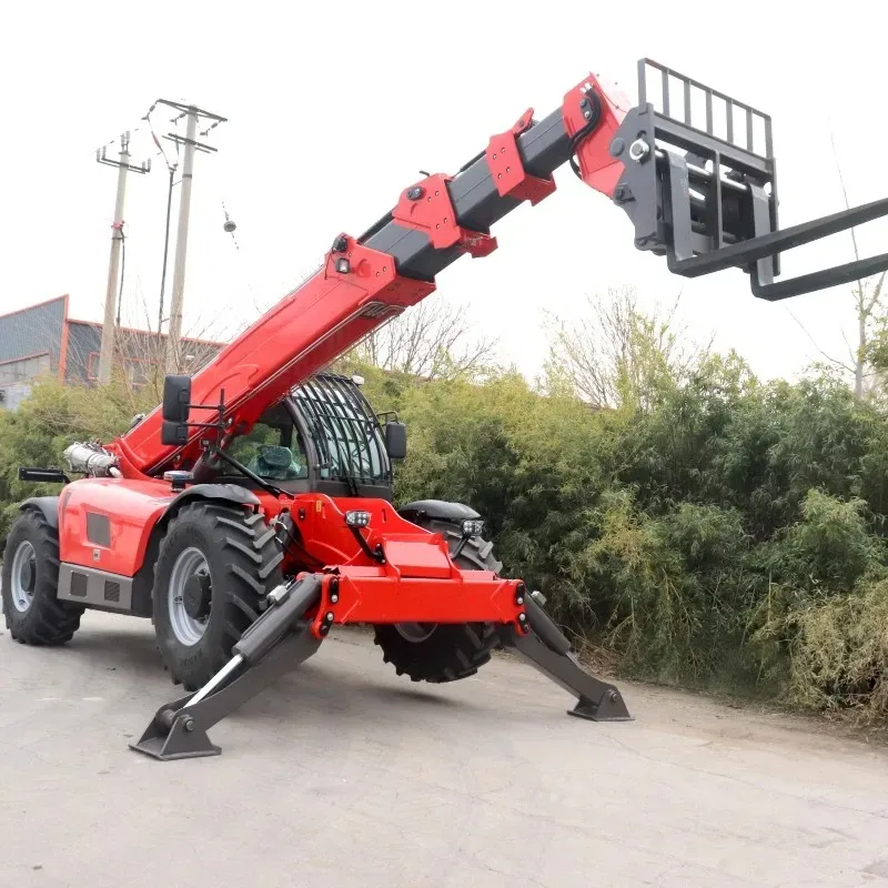 Telescopic Boom Loader 3ton 4ton 5ton Telescopic Forklift Mini ...