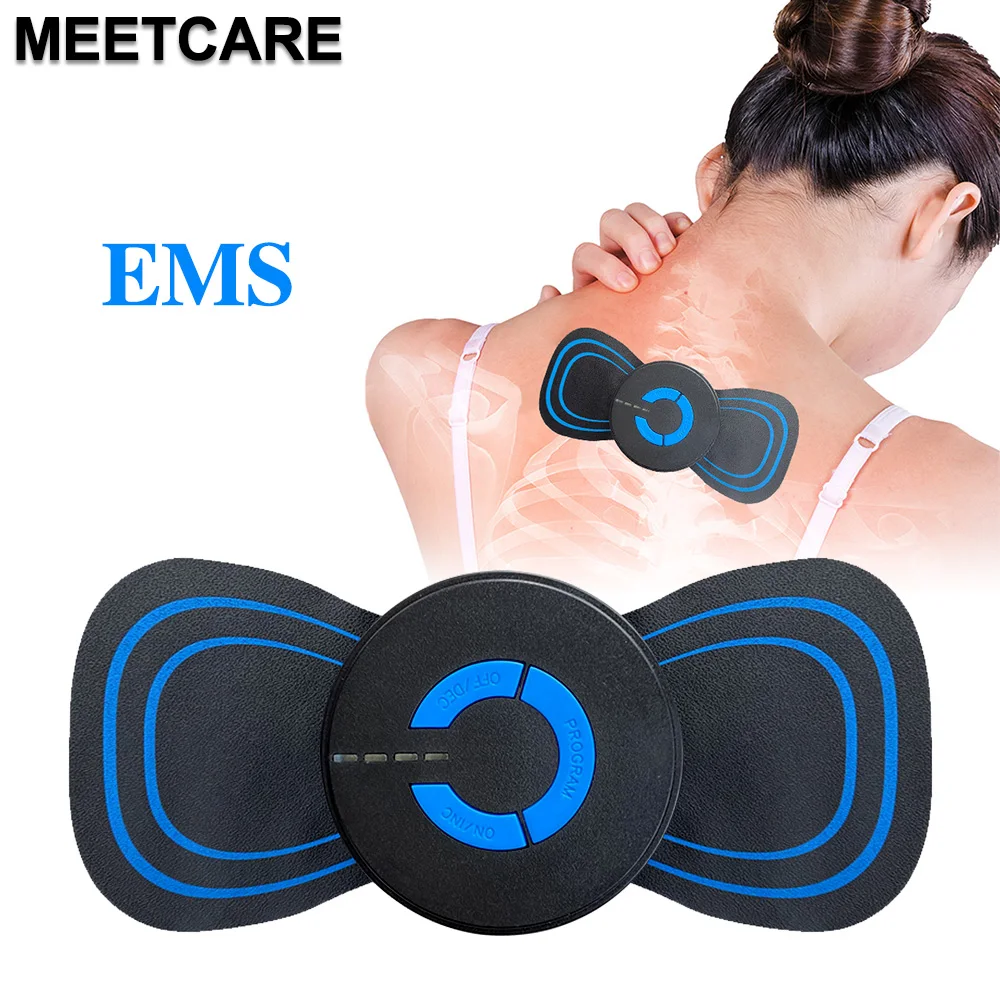 EMS-Cervical-Spine-Neck-Massage-Mini-Stickers-Vibration-Muscle-Body ...