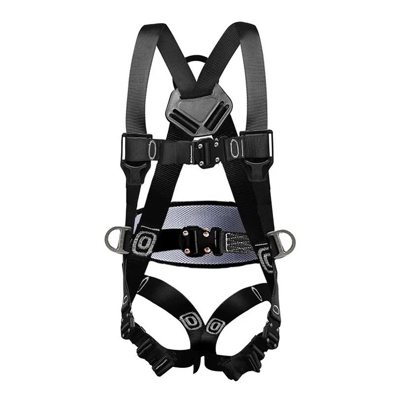 Outdoor-Rock-Climbing-Harness-trabalho-a-reo-Full-Body-cinto-de-seguran ...