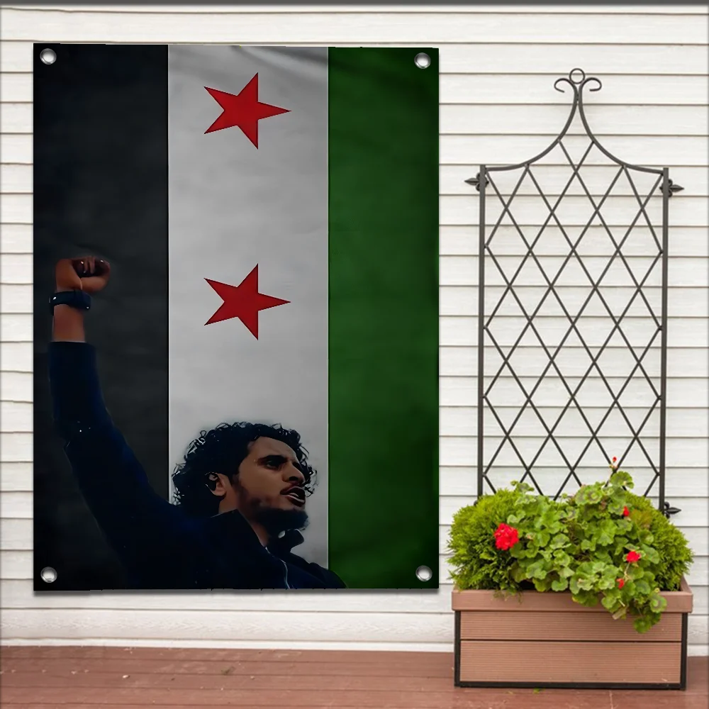 S-Syrian Revolution Flag Outdoor Garden Flags For Family Group Photo ...
