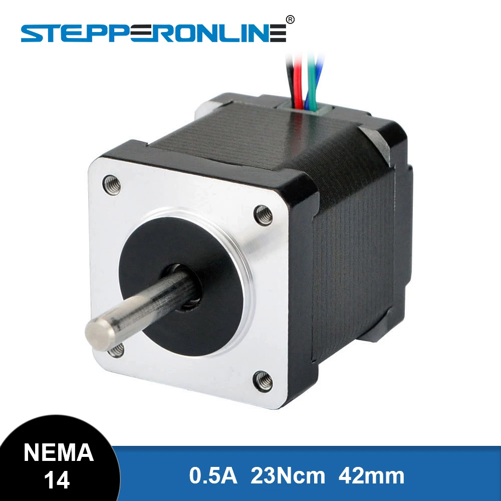 Nema-14-Stepper-Motor-42mm-23Ncm-32-6oz-in-0-5A-4-lead-Nema14-Step ...