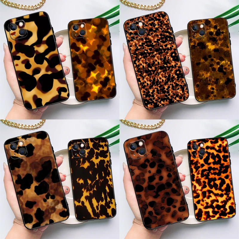 Tortoiseshell-Tortoise-Shell-Case-on-For-iPhone-11-12-13-Pro-Max-Mini-X ...
