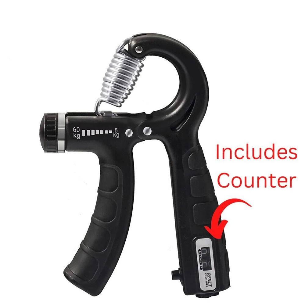 5-60kg Hand Grip Strengthener Men And Women Arm Spring Finger Massager ...