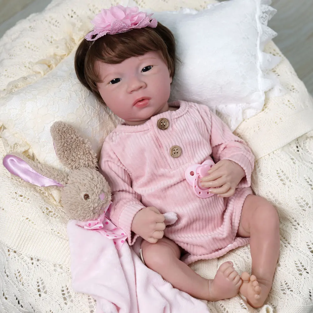 nacido-bebe-reborn-reailista-corpo-de-silicone-original-inteiro-Boneca ...