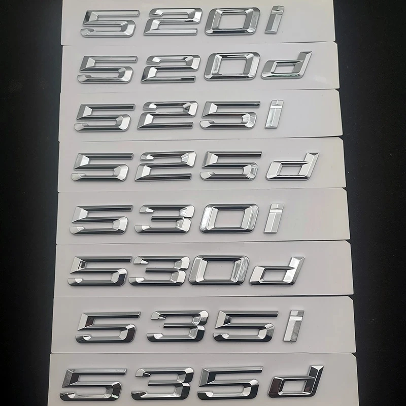 3D ABS Car Trunk Badge For 520i 525i 530i 535i 520d 525d 530d Xdrive ...