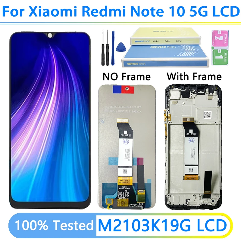 6.5''For Xiaomi Redmi Note 10 Note10 5G LCD Display Touch Screen ...