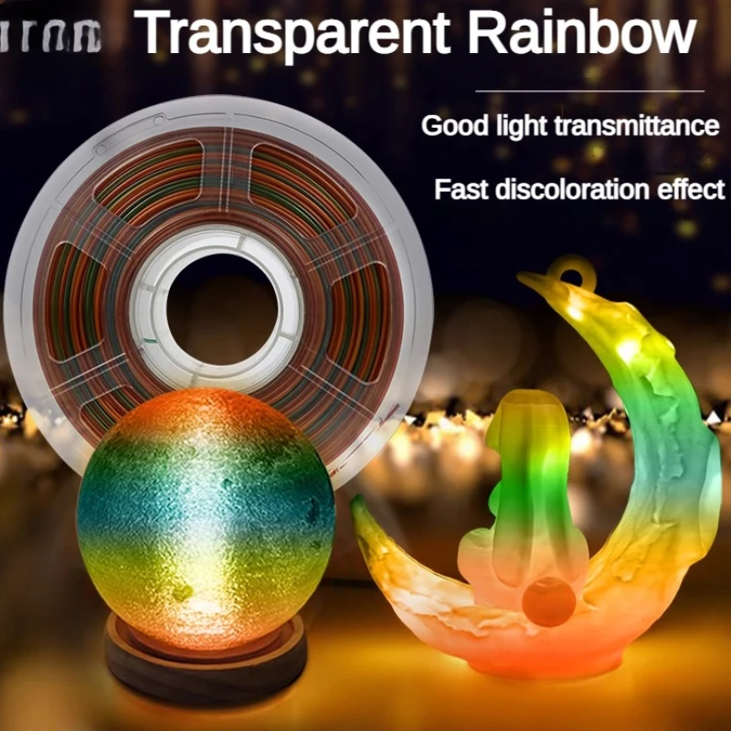 PETG-Filament-1-75mm-Clear-Filament-Translucent-Rainbow-Color-Change-3D ...