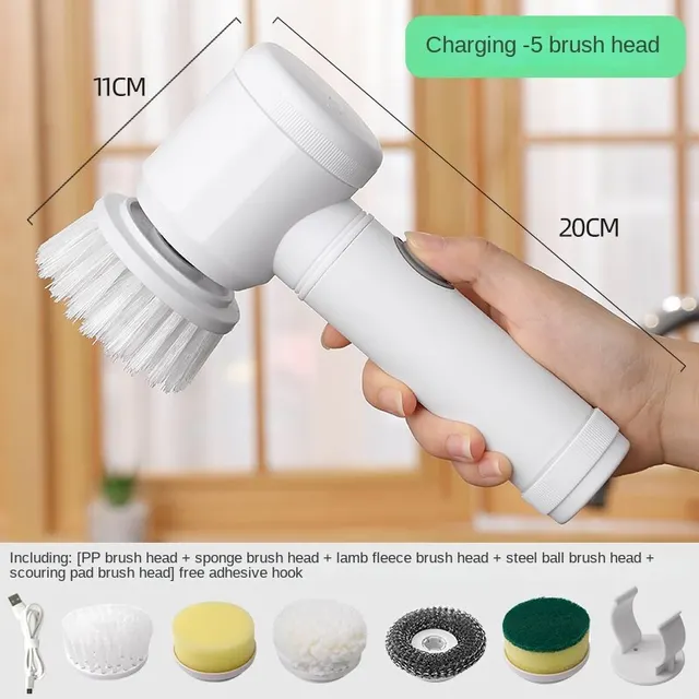 Multi-functional Electric Cleaning Brush for Kitchen and Bathroom ...