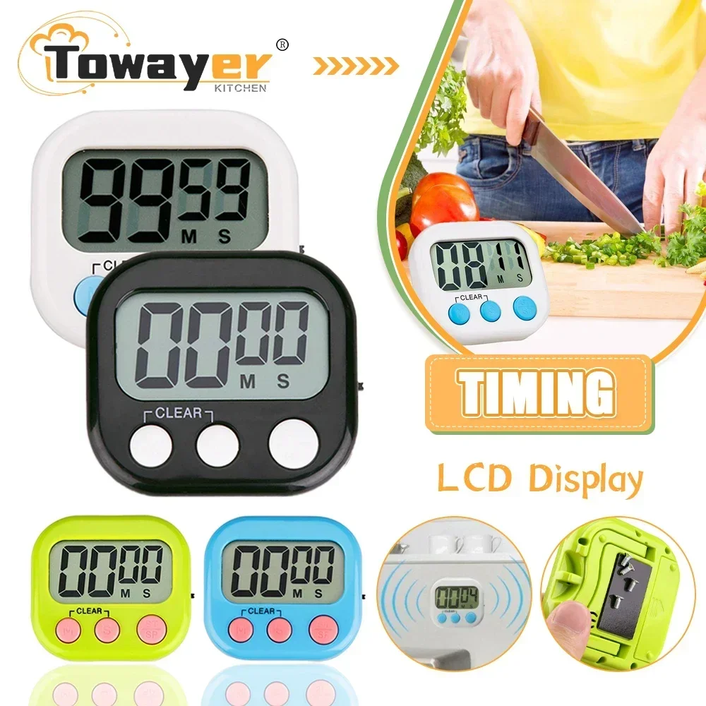 LCD-Display-Electronic-Kitchen-Timer-Large-Screen-Electronic-Timer ...