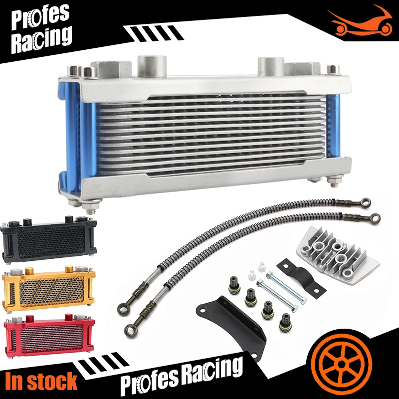 Monkey Motorcycle Cooler Radiator Oil CoolingSet For 70cc 50cc 90cc ...