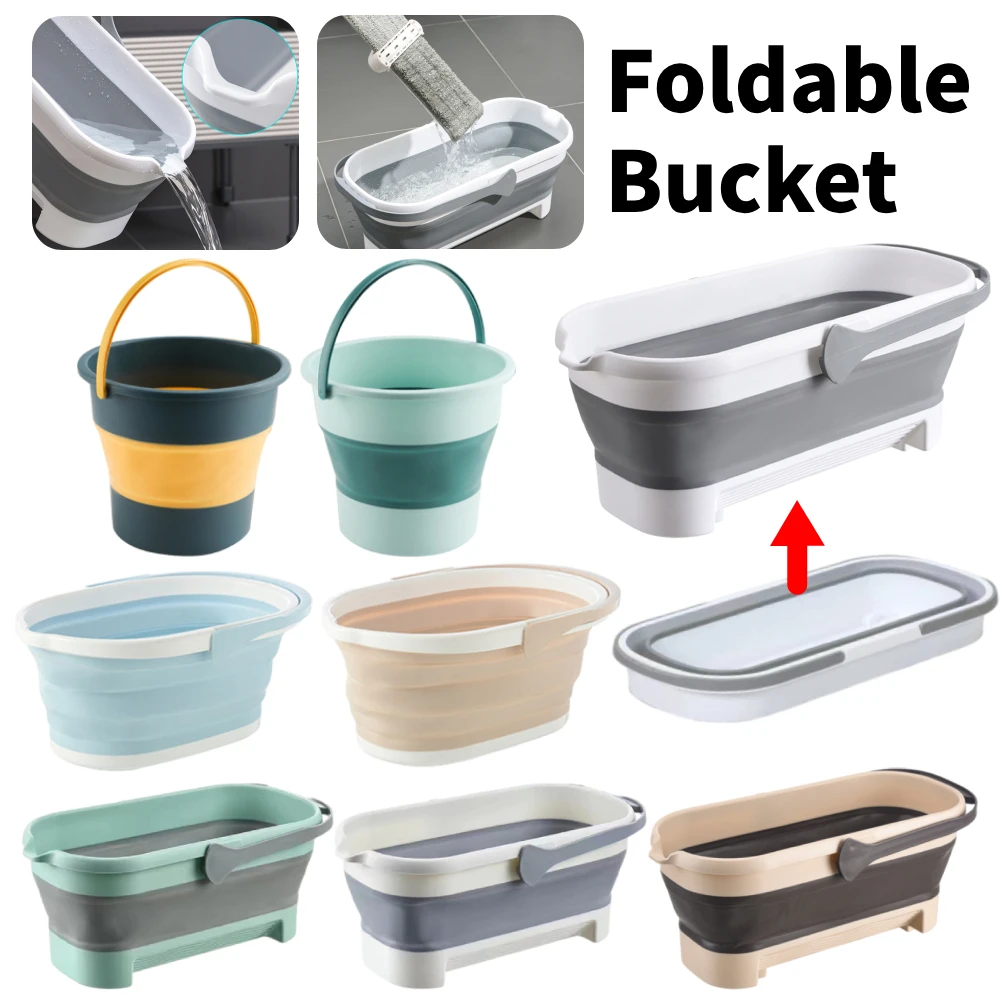 Folding-Mop-Bucket-Collapsible-Bucket-Fishing-Camping-Folding-Cube ...