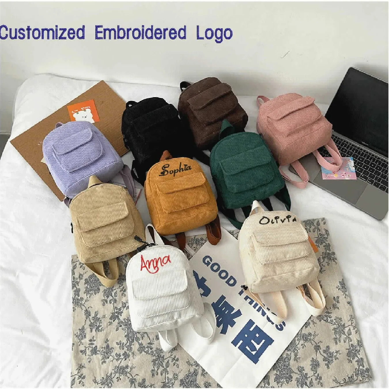 Custom Embroidered Backpacks | Personalized Custom Backpack | Custom ...